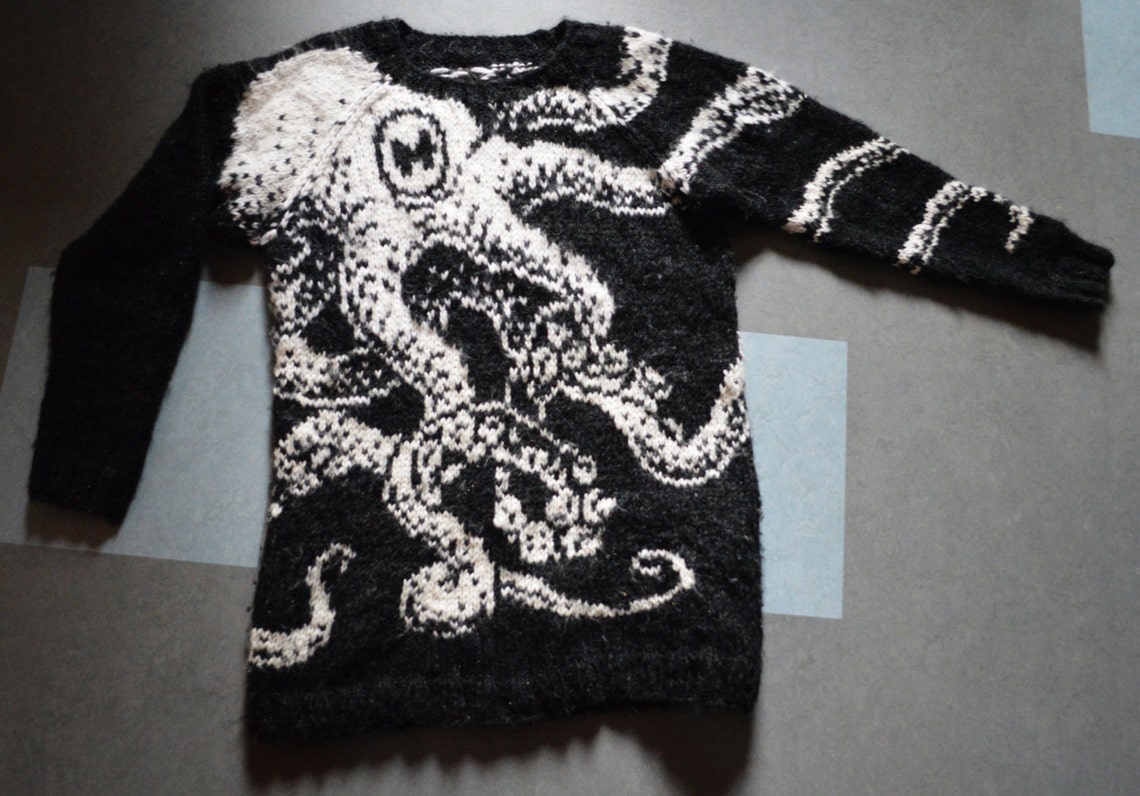 PDF Pattern: Octopus Sweater "embrace" - Etsy