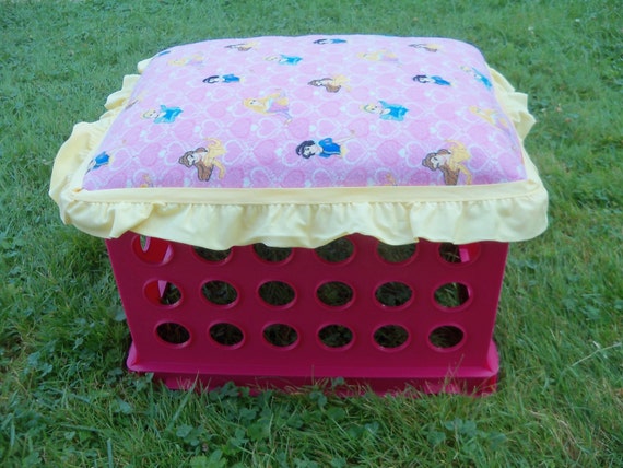 Items similar to Princess crate stool on Etsy