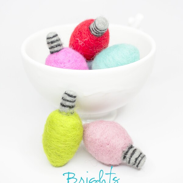 Felt Christmas Bulbs - Etsy