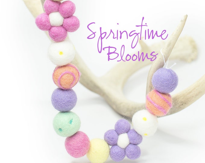 Citrus Rainbow Spring Summer Garland Felt Rainbows Felt - Etsy