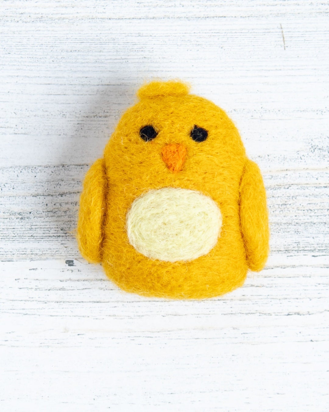 Mustard Felt Chick: Needle Felted Easter Decor (2.5" X 3") - Etsy