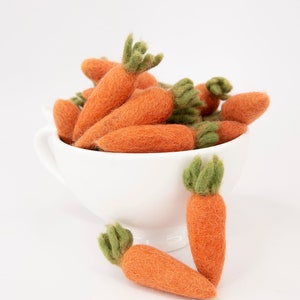 Handmade Wool Felt Carrots: Rustic Easter Decor - Etsy