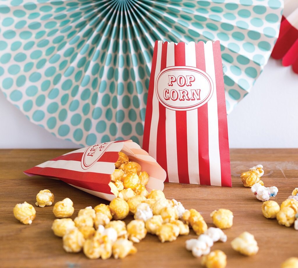 Popcorn bags Carnival Party Treat bags Big Top Party | Etsy