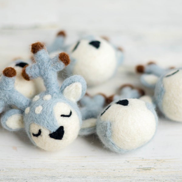 Felt Deer - Etsy