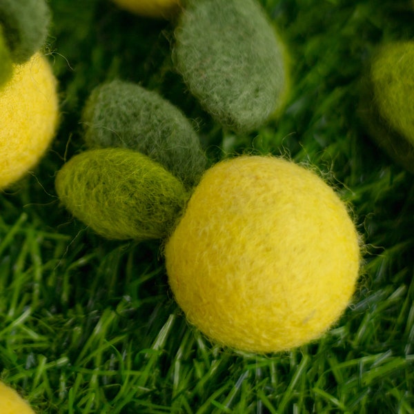 Felt Lemon - Etsy
