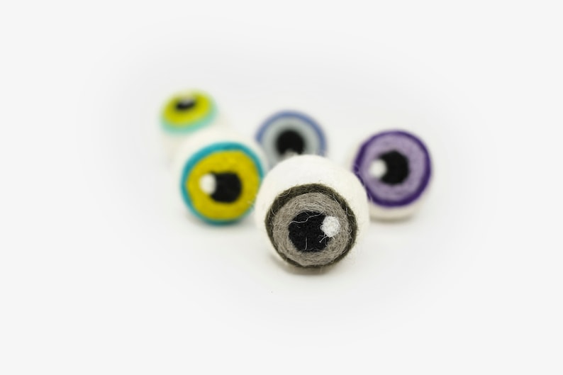 Monster Eyeballs felt Eyeballs halloween Decor halloween - Etsy