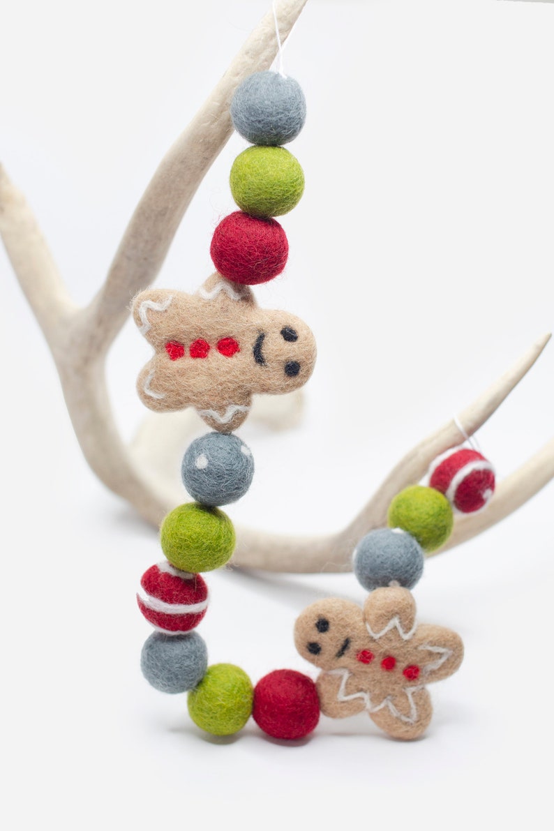 Light Tan Felt Gingerbread Man Felt Christmas Christmas - Etsy