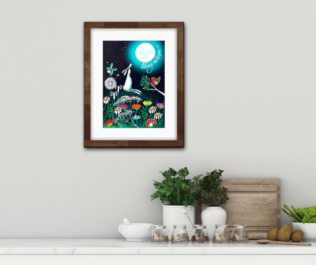 Loved One Lost. Robin and Hare Memorial Print. to Remember Those We ...