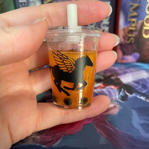 Percy Jackson Mini Boba and Iced Drink Cup Keychains - Etsy