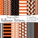 Halloween Digital Paper // Instant Download Halloween Digital Paper ...