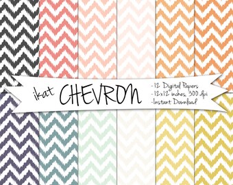 Ikat Digital Paper - Etsy