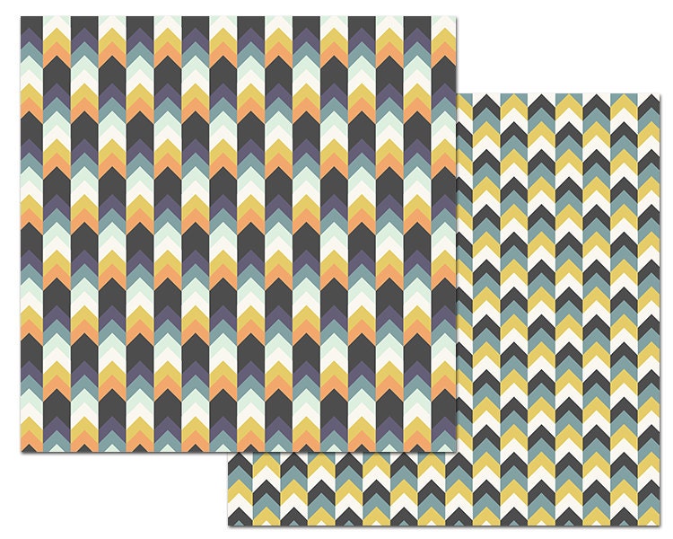 Chevron Arrows Digital Paper // Printable Paper // Instant Download ...