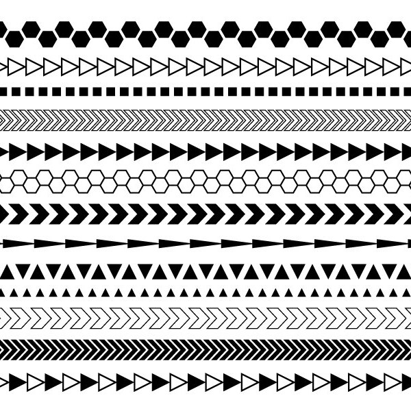 Chevron Borders - Etsy