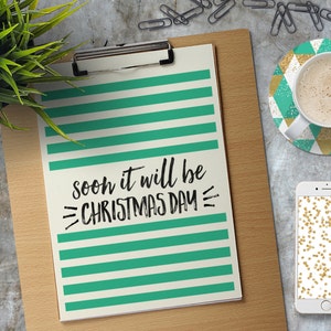 Digital Christmas Paper Pack / Modern Christmas Digital Paper ...