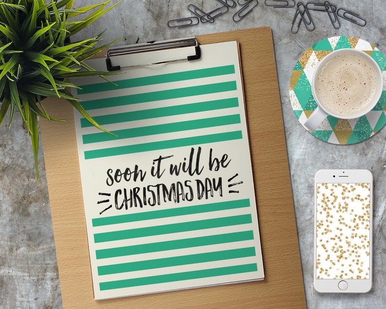 Digital Christmas Paper Pack / Modern Christmas Digital Paper ...