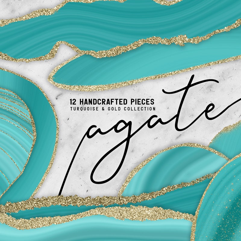 Turquoise Clipart - Etsy