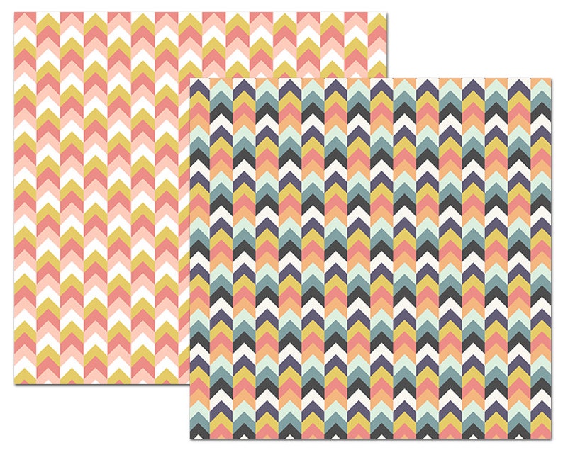 Chevron Arrows Digital Paper // Printable Paper // Instant Download ...