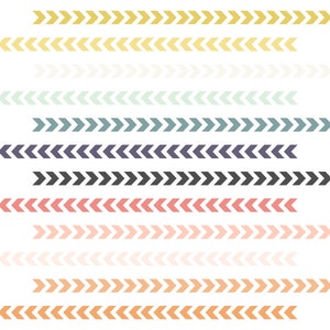 Chevron Arrow Borders // Tribal Borders // Instant Download Digital ...