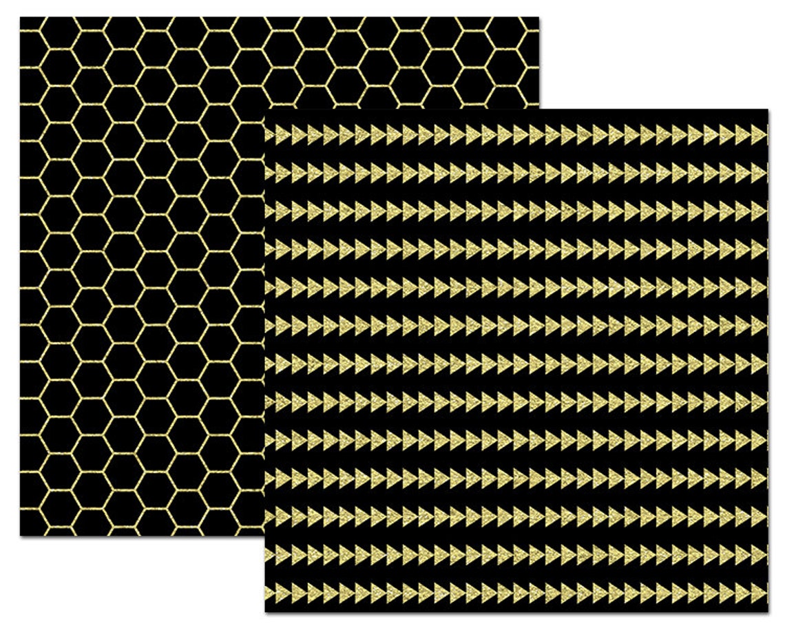Digital Gold Paper // Gold Glitter Paper // Digital Glitter Paper ...
