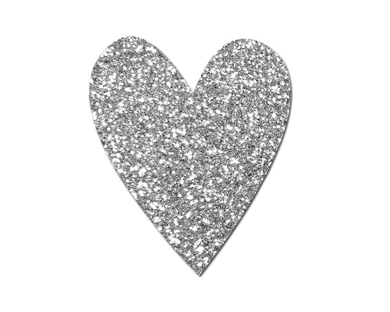 Glitter Heart Clipart / Valentines Clip Art / Digital Glitter Clip Art ...