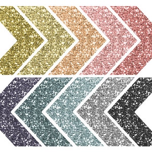 Glitter Clip Art / Chevron Sparkle Clip Art Arrows / Tribal Digital ...