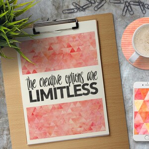 Pink Digital Watercolor Paper/ Pink, Coral, Orange, Yellow / Modern ...