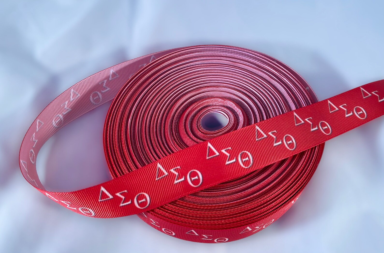 7/8 Inch Red Delta Sigma Theta Sorority Grosgrain Ribbon - Etsy