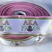 2" Wide Alpha Kappa Alpha AKA Sorority Inspired Wired Double Faced ...