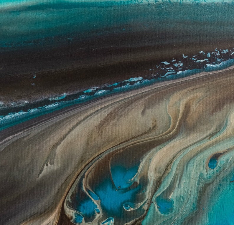 GICLEE PRINTS Art Abstract Painting Coastal Home Decor Modern | Etsy