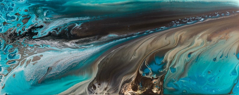 GICLEE PRINTS Art Abstract Painting Coastal Home Decor Modern | Etsy