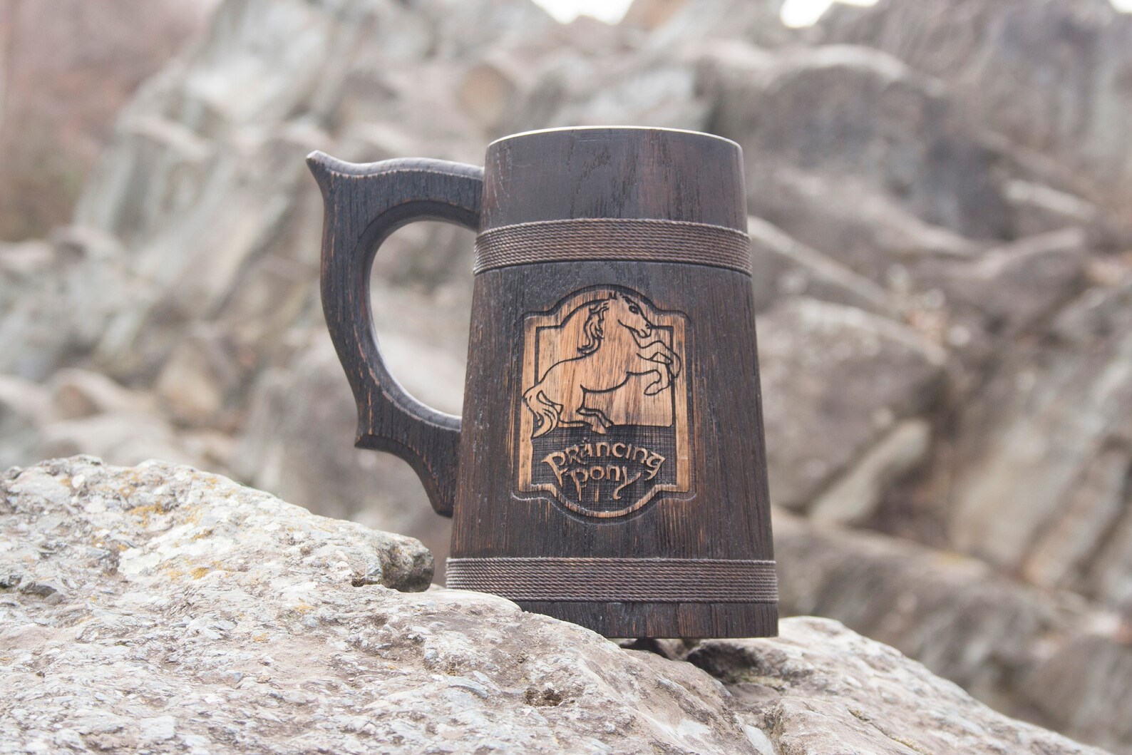 Personalized Oak Beer Mug Wooden Beer Mug Oak Beer Tankard - Etsy