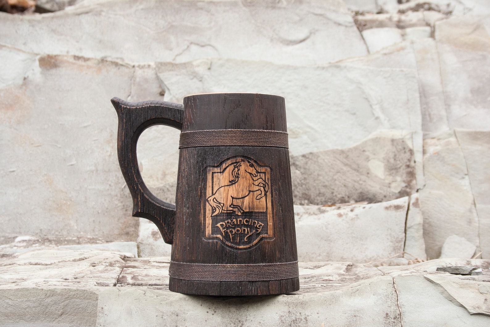 Personalized Oak Beer Mug Wooden Beer Mug Oak Beer Tankard - Etsy