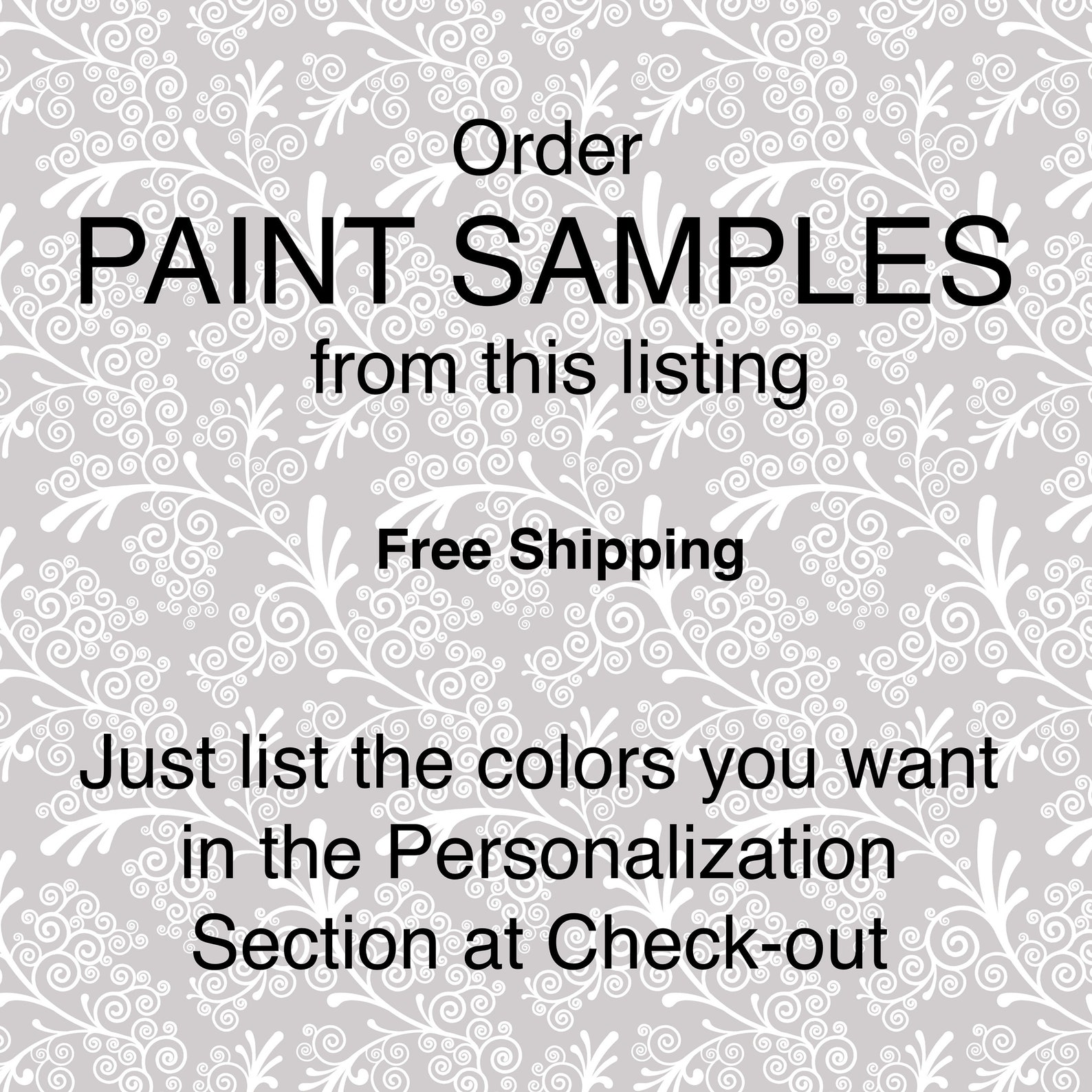 SAMPLES of Paint Colors | Order Paint Samples Here | Free Shipping - Etsy