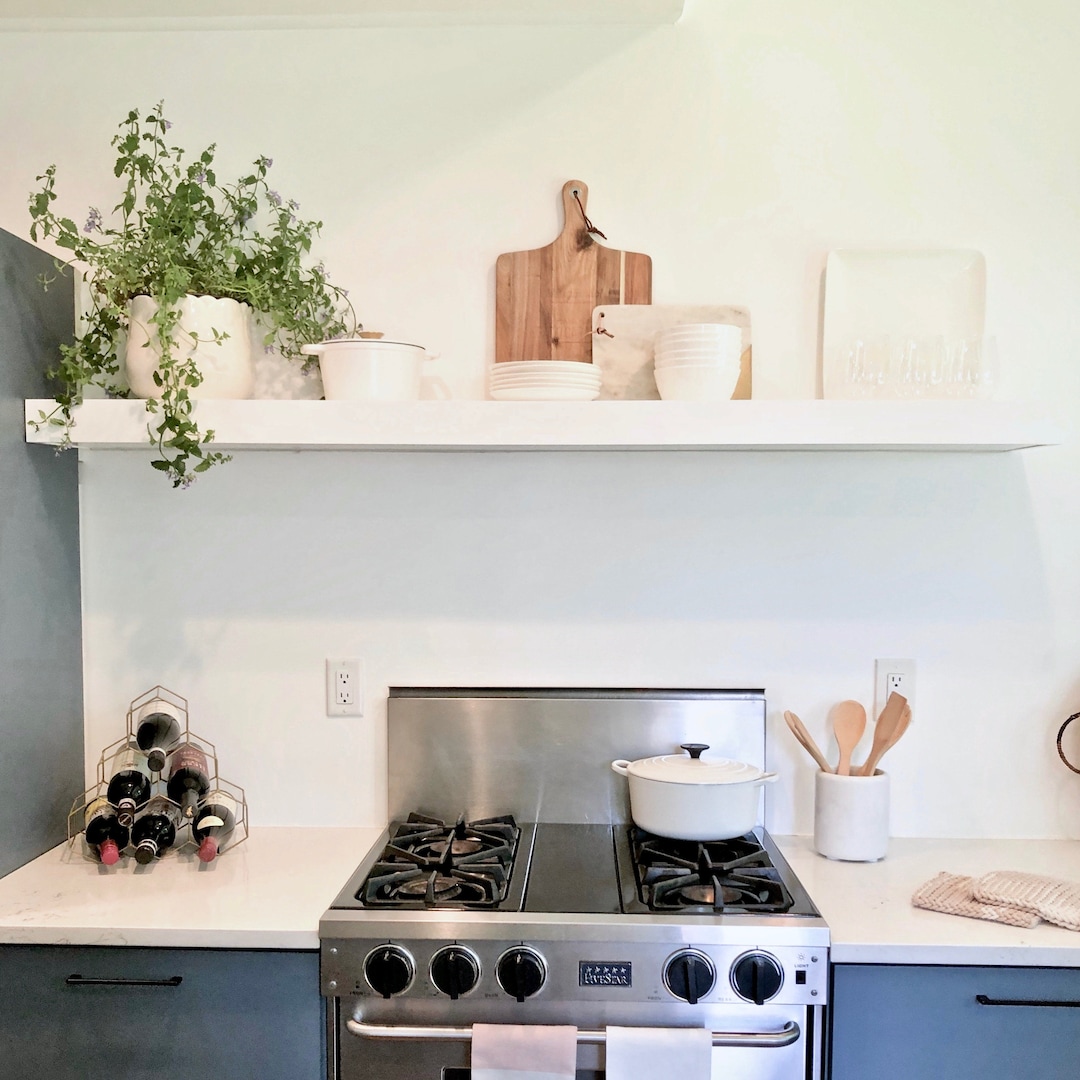 3 Inch Thick Decorative Floating Shelf | Custom Painted Shelves - Etsy