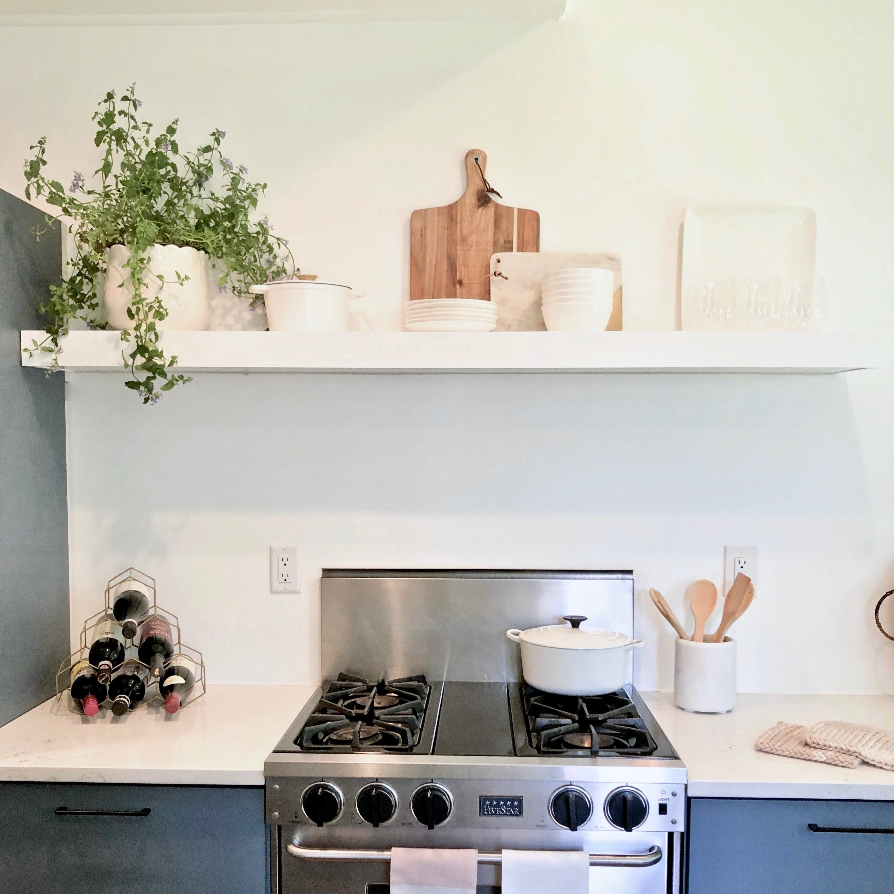 3 Inch Thick Decorative Floating Shelf Custom Painted - Etsy