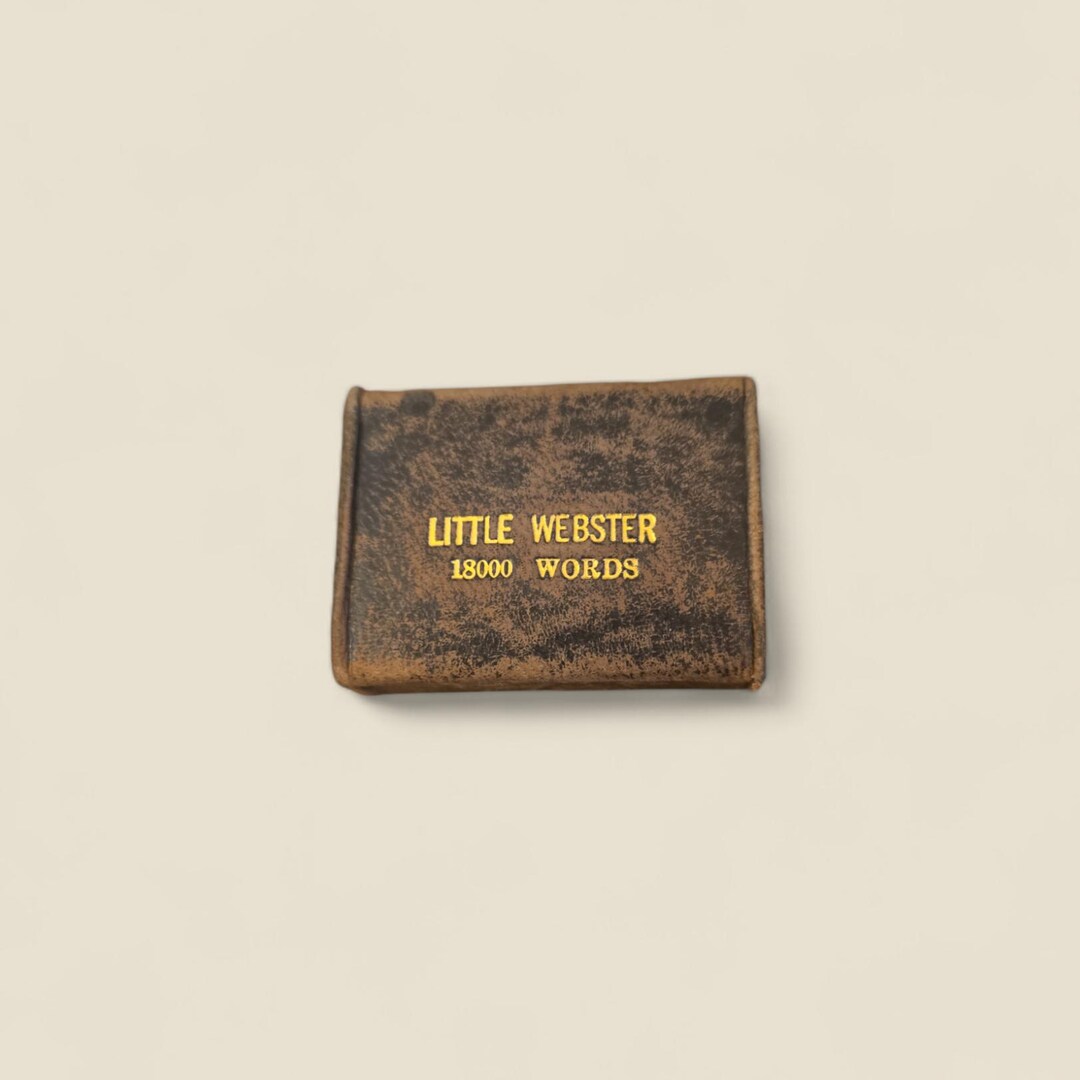 Little Webster Dictionary Leather Covers - Etsy