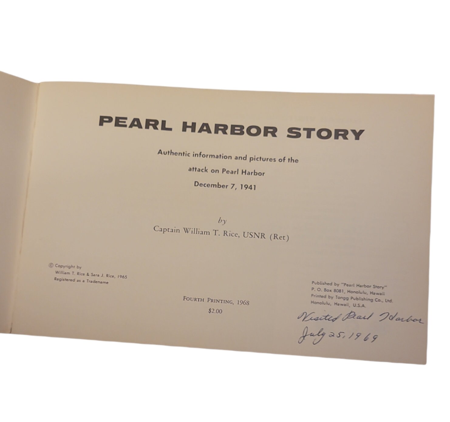 Pearl Harbor Story 1968 Souvenir Booklet - Etsy
