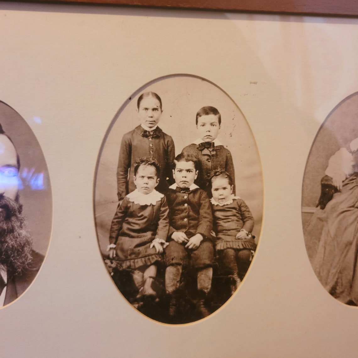 Antique Dexter Family Photos Framed Sepia | Etsy