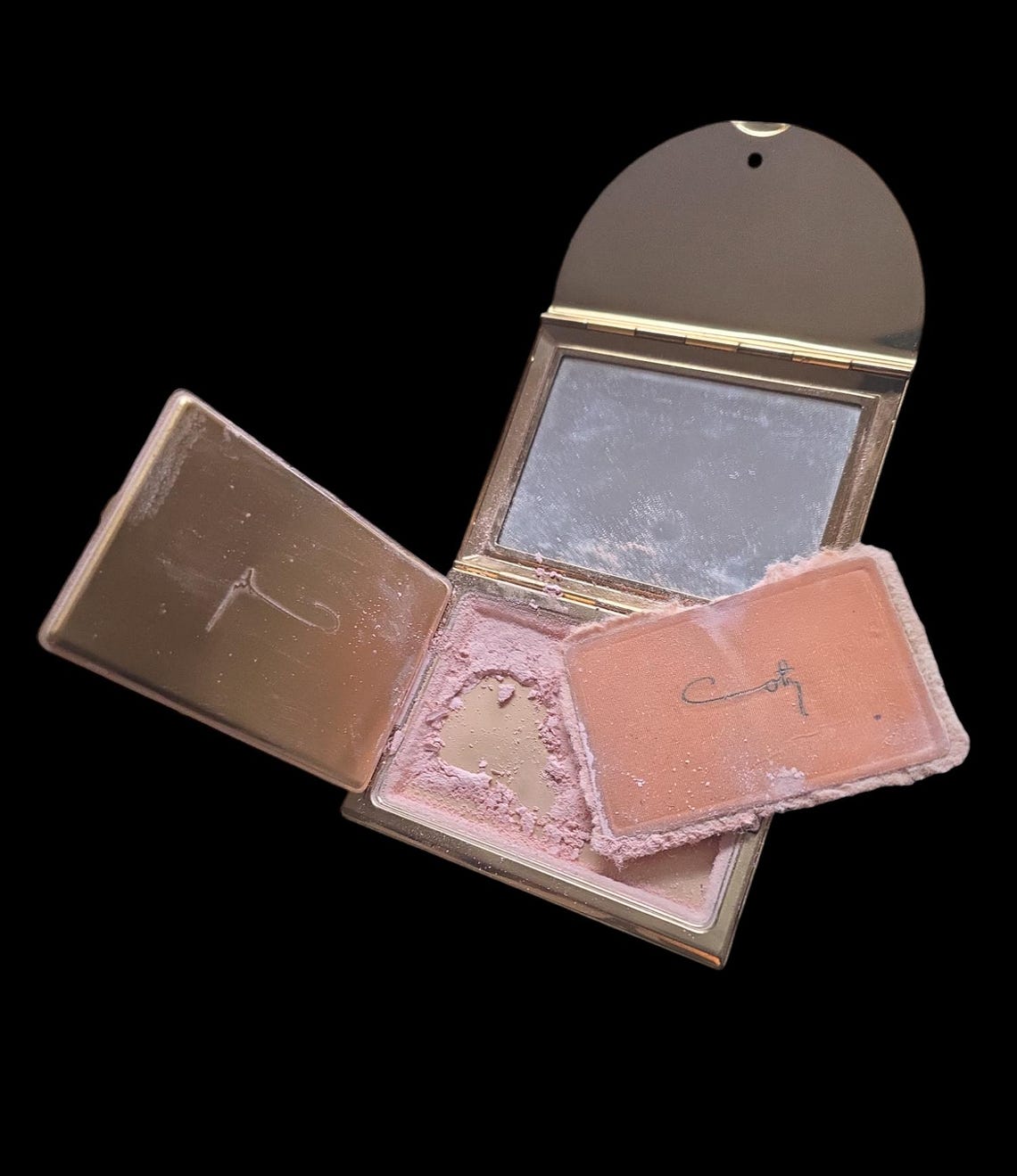 1940s Vintage Folding Coty Compact With Mirror & Powder - Etsy