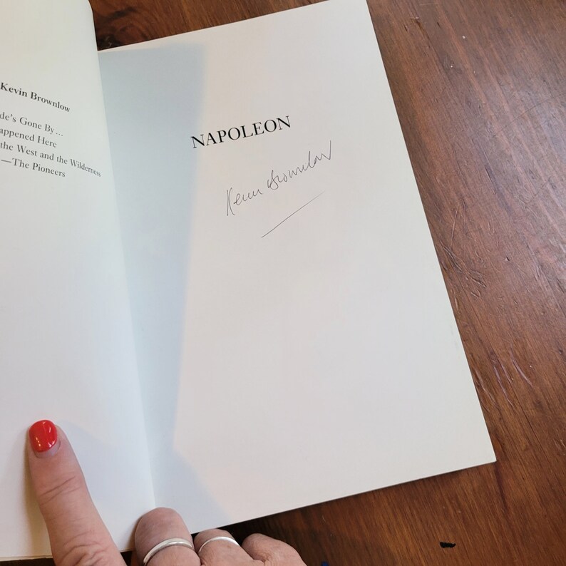 Napoleon Signed Book & Theatre Program Coppolla - Etsy