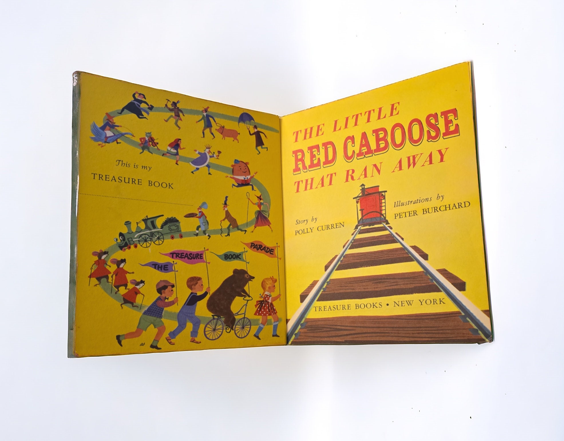 The Little Red Caboose That Ran Away - Etsy