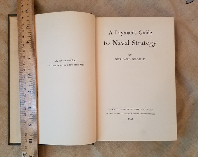 A Layman's Guide to Naval Strategy, 1943 - Etsy