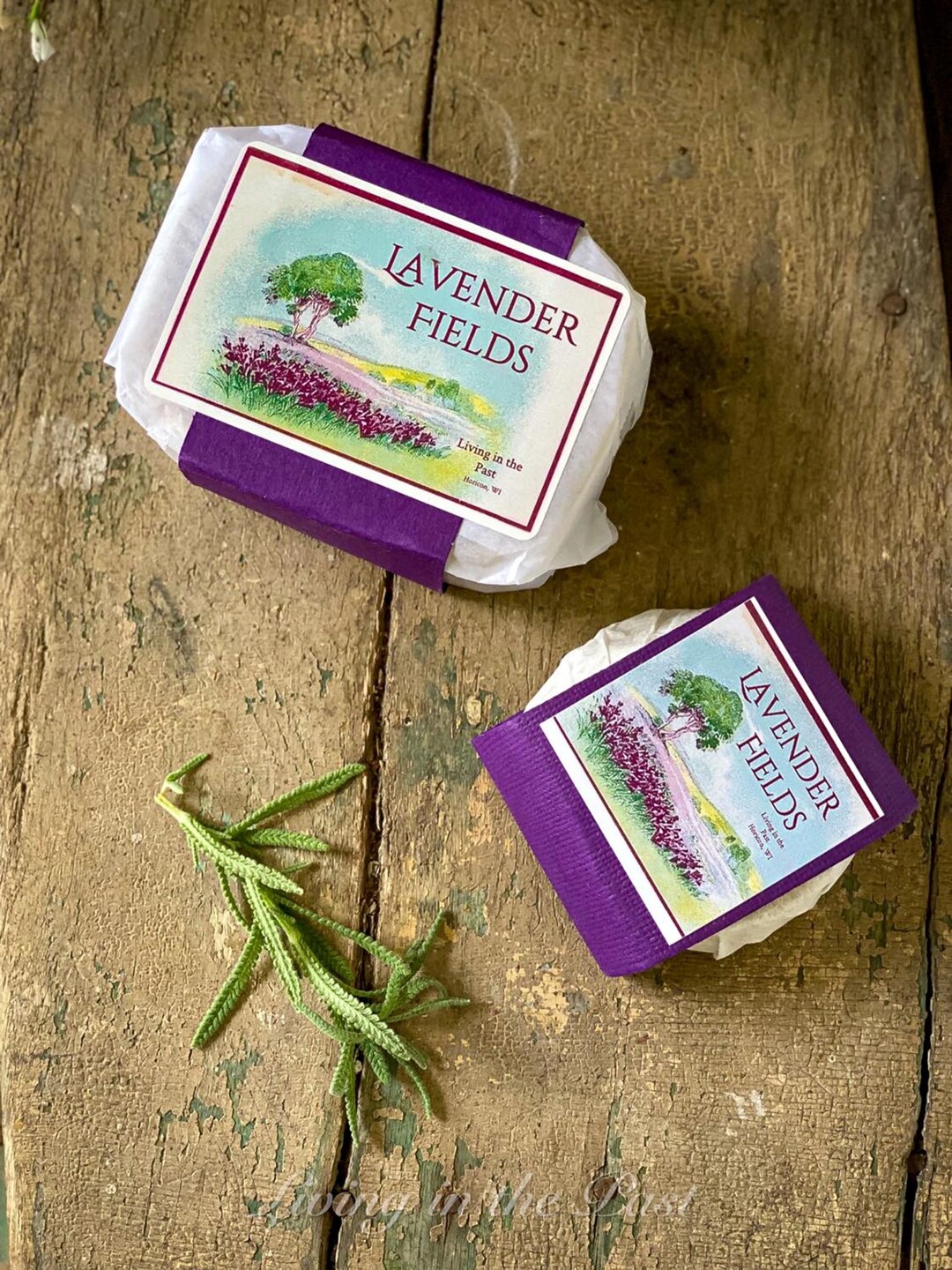 Lavender Fields Vegetarian Soap – Handmade Botanical Bar With Lavender ...