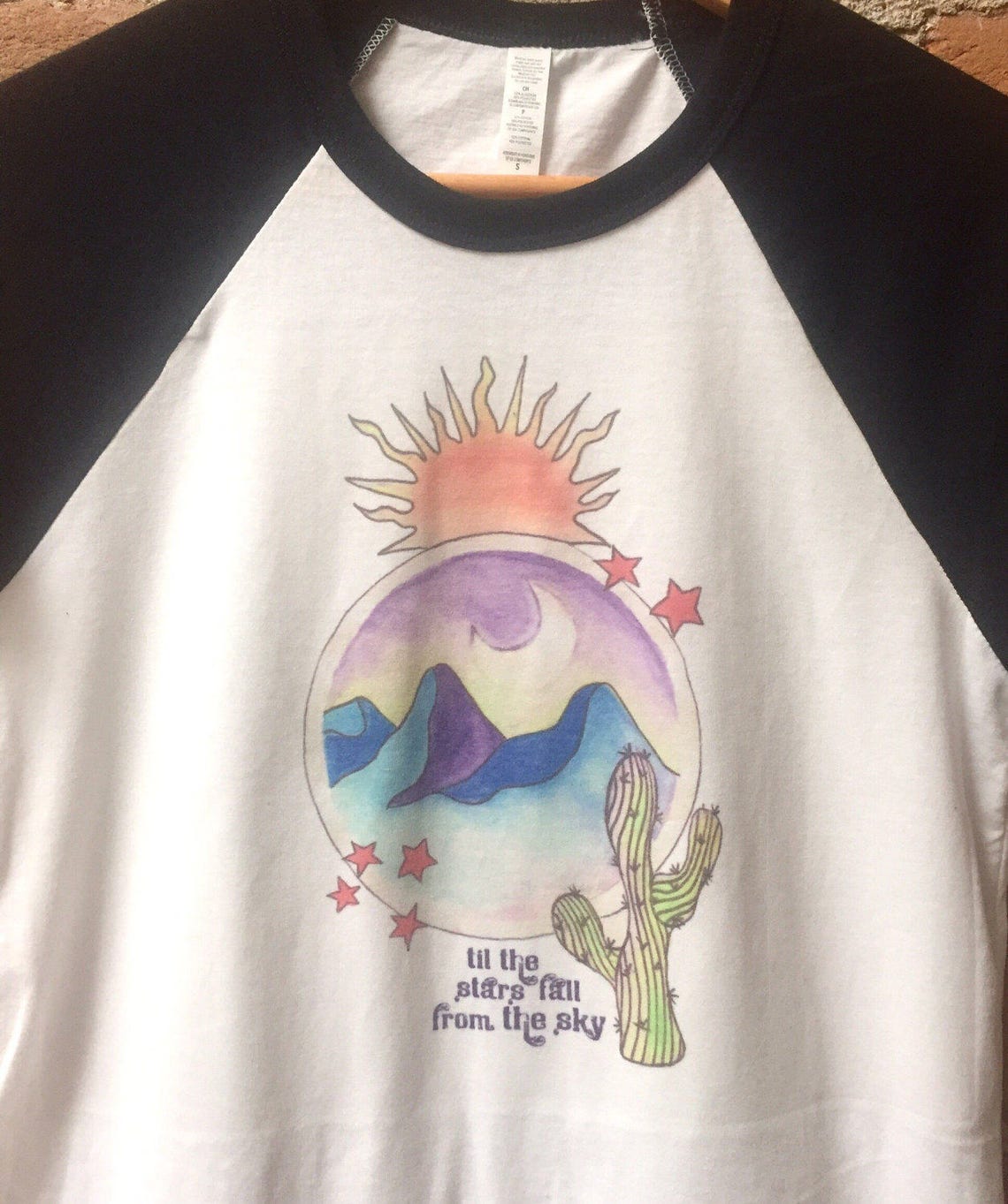 Stars Fall Sleeveless Baseball Tee Womens Unisex Black and - Etsy