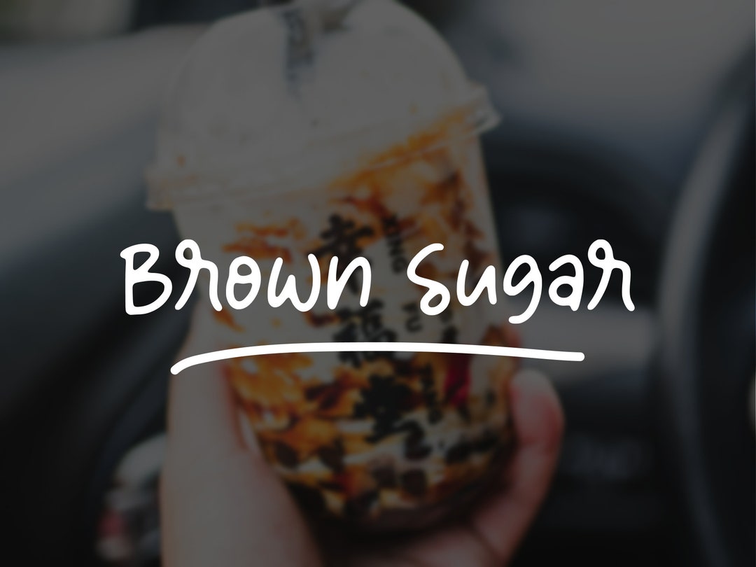 Brown Sugar Font - OTF TTF Cricut Friendly - Etsy