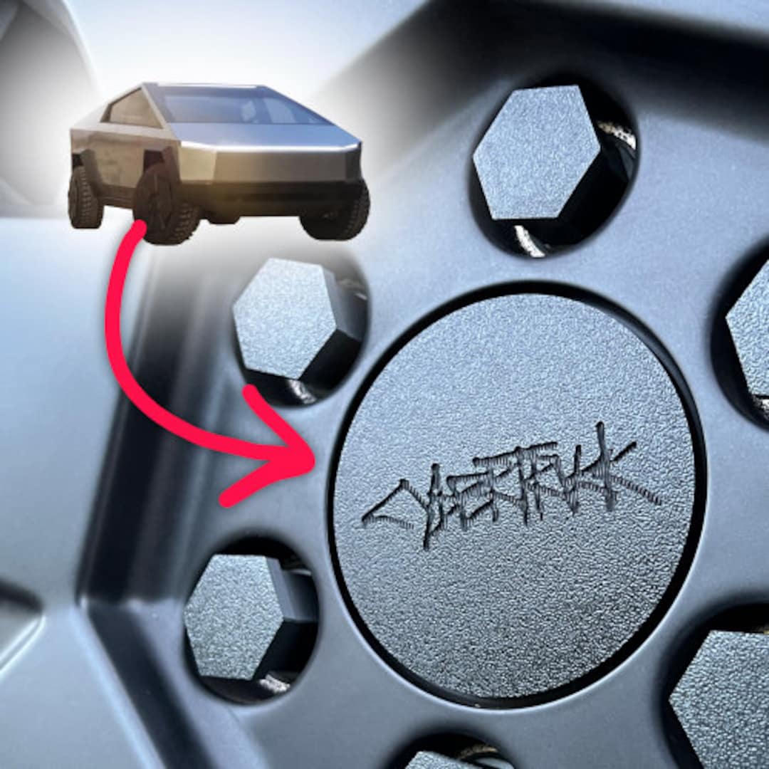 Cybertruck Wheel Hub Center Caps - Etsy