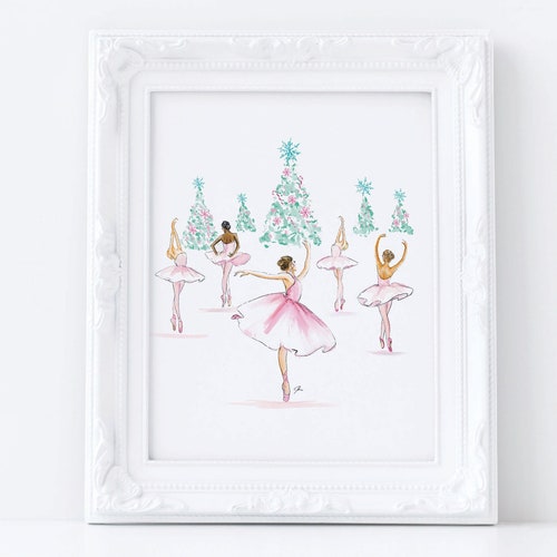 Art Print: Sugar Plum Fairy nutcracker Decor Nutcracker Art - Etsy
