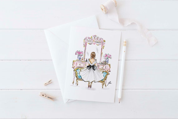 The Vintage Vanity card Birthday Cards Greeting Card by - Etsy