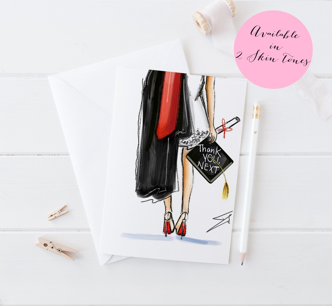 Thank You, Next! (card) (graduation Card - Graduation Print - College ...