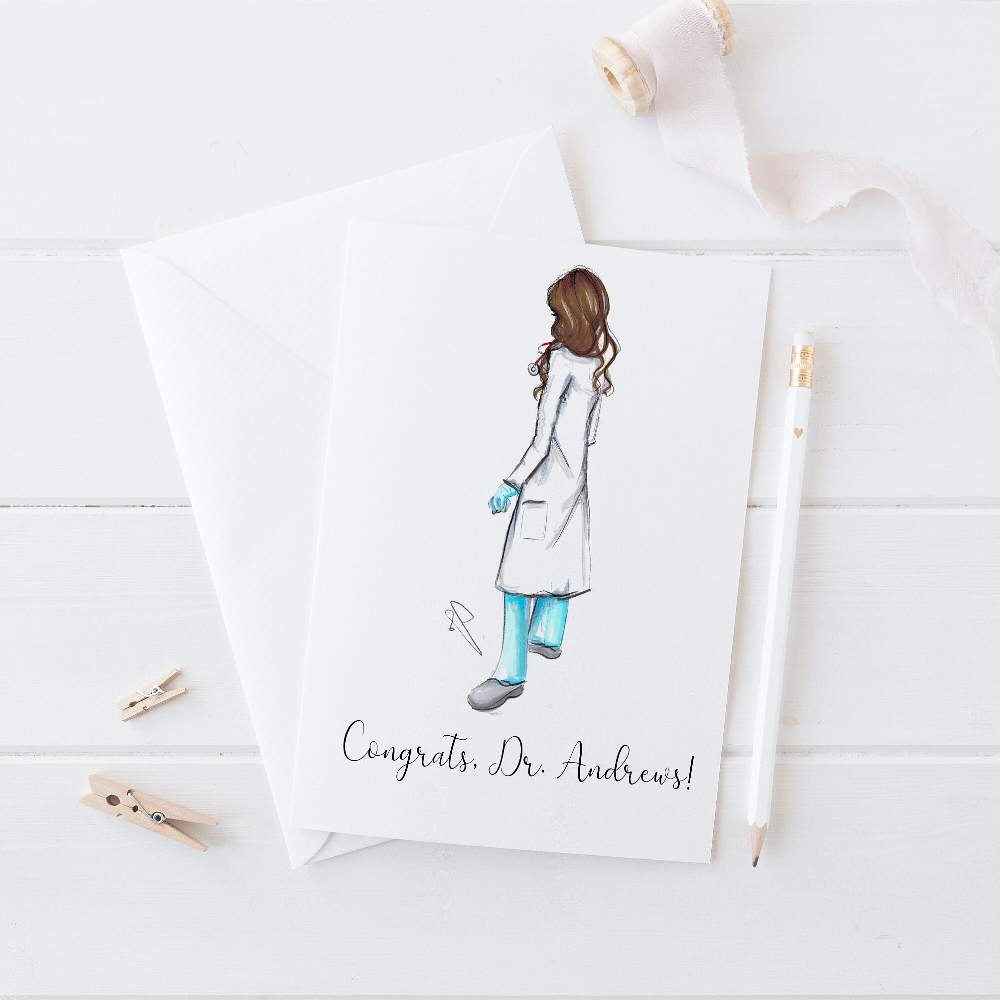 The Doctor Grad Card [ Doctor Graduation Card - Custom Graduation Card ...
